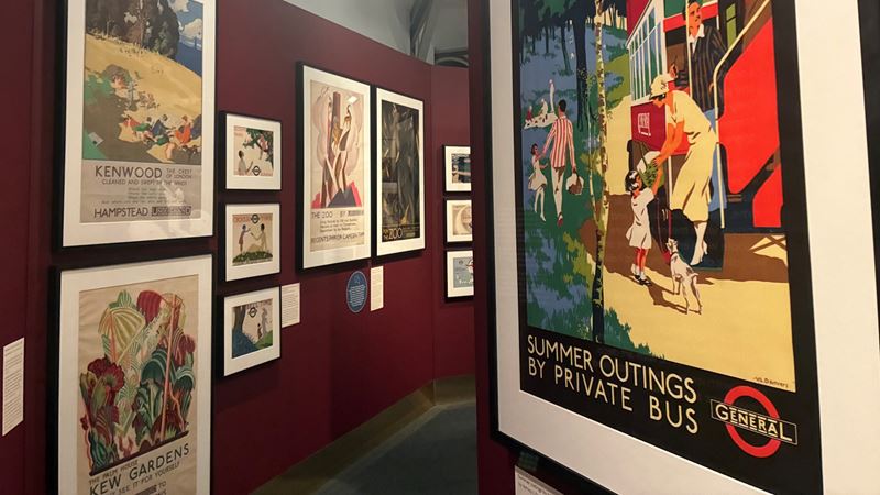 100 years of art deco poster design: London Transport Museum
